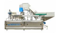 China LP-200D Automatic Bottle Unscrambler 7000BPH Capacity for 80ml-1L Round Flat Bottles for sale