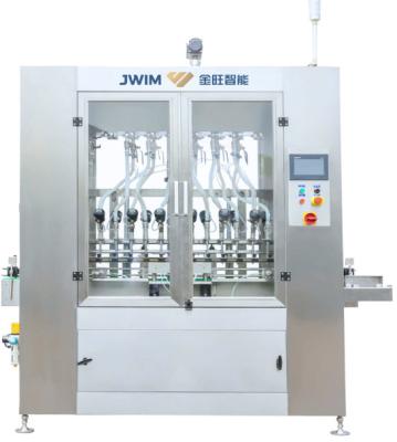 China 80ml-1000ml 5000 BPH Automatic Liquid Filling Machine with 12 Nozzles for Fertilizer and Chemical Applications for sale