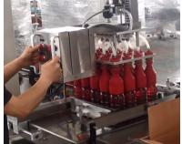 China KZ-S Semi Automatic Carton Packing Machine 2-3 Cases/Min 220V 1KW for Bottle Packaging for sale