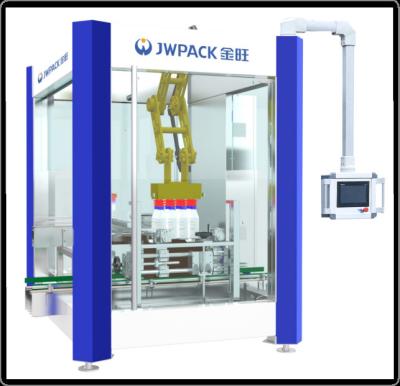 China 5.5KW KZJ-1 Automatic Case Packing Machine for Bottles 3-7 Boxes/Min 250-500mm Carton Size for sale