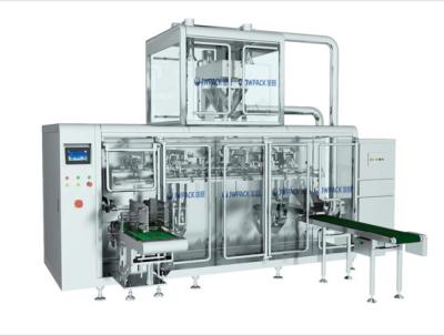 China DGD-220B Automatic Horizontal Preformed Pouch Packing Machine | 40-55 Bags/Min Capacity | 100-215mm Pouch Width for sale
