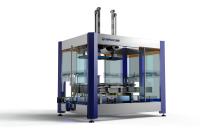 China KZ-2C 3KW Automatic Corrugated Box Packing Machine 8-10 Cartons/Minute Dual Operation for sale