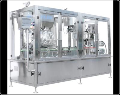 China GX-8-4B Rotary Liquid Filling Machine 304 Stainless Steel 2500 Bottles/Hour 3.8KW for sale