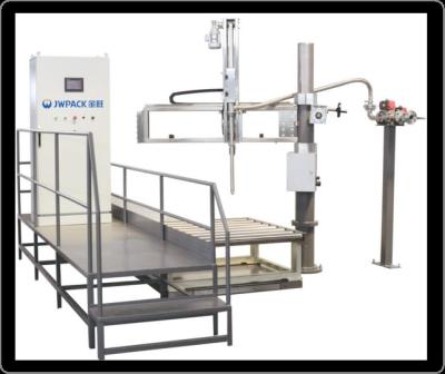 China CC-1000 45BPH 200L Automatic Barrel Filling Machine with ±0.2% Accuracy and 1500kg Capacity for sale