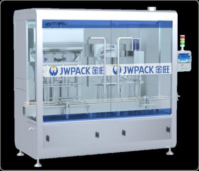 China 300bph Automatic Rotary Liquid Filling Machine 1-5L High Viscosity Filling Capping Machine for sale