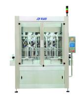 China CCG5000-8D Automatic Linear 8-Head Piston Filling Machine for 1L-5L Volumes with 2000 Bottles/Hour Capacity for sale