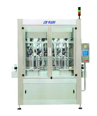 China CCG5000-8D Automatic Linear 8-Head Piston Filling Machine for 1L-5L Volumes with 2000 Bottles/Hour Capacity for sale