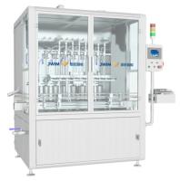 China SS304 Frame Piston Filling Machine 8 Heads 80ml-1L Capacity with Schneider Control System 380V 3.55KW for sale