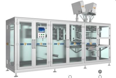 China DXD-180D Automatic Horizontal Pouch Packing Machine 5-200g Capacity 40-120 Pouches/Min Roll Film Packaging for sale