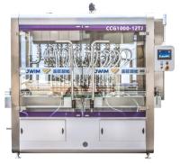 China PLC Control High Speed Piston Filling Machine 16 Heads 4000 BPH for 50-1000ml Bottles for sale