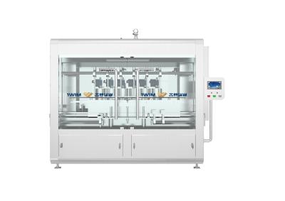 China 1200BPH 6 Nozzle Pesticide Filling Machine 1-5L Automatic Piston Filler for sale