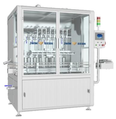 China CCG5000-8AJ Automatic Piston Filling Machine 50-1000mL Capacity 8 Nozzles 380V Industrial Grade for sale