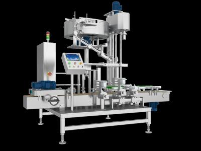 China 500bph Automatic Bottle Capping Machine 5-30L High Precision Barrel Capper 220V 2.0KW for sale