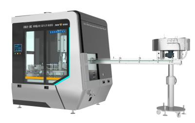 China Rotary Automatic Capping Machine 6500 BPH 6 Heads for 80ml-1000ml Bottles for sale