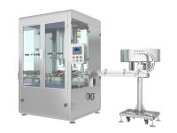 China PLC Rotary Auto Screw Capping Machine 6 Head 50ML-1000ML 6500 BPH for sale