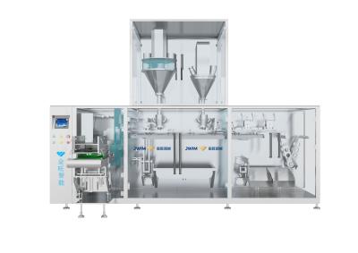 China DGD-280AJ Automatic Powder Filling Machine for 100g-1000g Premade Pouches with 40 Bags/Min Capacity and ±1g Precision for sale