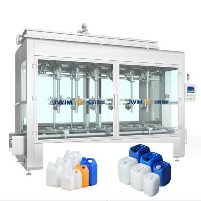 China Weighing Type 5-30L Pesticide Filling Machine 360 BPH 0.2% Accuracy for sale