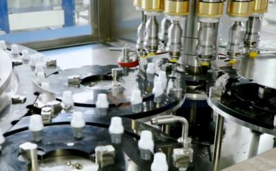 China JWIM CZ-6B Automatic Pesticide Filling Machine 5-50ml 30-50 BPM Stainless Steel for sale