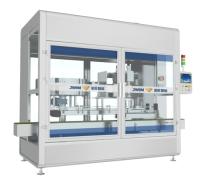 China Automatic Single Head Tracking Capping Screwing Machine 1800 Bph for Veterinary Drug for sale