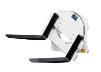 China 2200 To 3500kg Forklift Box Rotator Clamp Fork Truck Rotator Attachment for sale