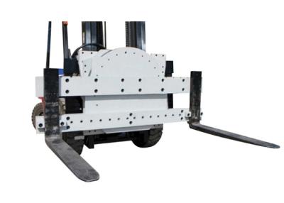 China Geared Drum Forklift Pallet Rotator 1245mm 1550mm Fork Rotator Attachment for sale