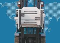 China Carton Tobacco Bale Clamp Forklift Truck 2 Ton 2200kg for sale