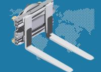 China 2300kg Revolving Rotating Forklift Clamp Attachment For Sale for sale