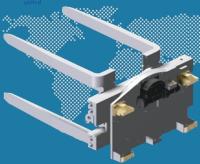 China 2ton Forklift Clamp Attachments Manufacturers Turnaload 50x150x1220mm for sale