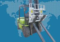 China 6 Ton Forklift Attachment Hinged Forklift Fork Carriage for sale
