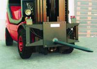 China Steel Coil Handling Forklift Attachments For Carpet Rolls With Carpet Boom for sale