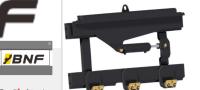 China 4000kg Forklift Side Shift Carriage 1100mm for sale