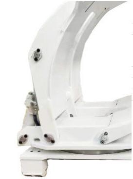 China 360 Rotating Paper Roll Clamp Forklift 2000Kg Lift Truck Parts for sale