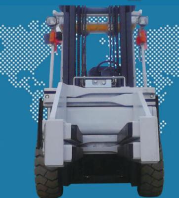 China 2.5t 3T Forklift Block Clamp For Excavator 710mm Height for sale