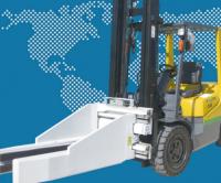 China 2.5t 3T Forklift Block Clamp For Excavator 710mm Height for sale