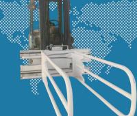 China Foam Clamp Truck Attachment For Forklift 200kg 500kg 600kg for sale