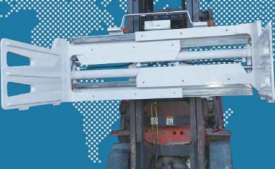 China Paper Forklift Bale Clamp 520MM Opening Lift Truck Attachments for sale