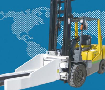 China 2700kg Forklift Truck Block Clamp Lifter Forklift Truck Attachments for sale