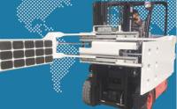 China Extendable Carton Clamps Forklift Attachments Rotator Clamp 650MM Open for sale