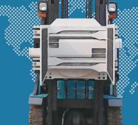 China 50D 70D Cascade Bale Clamp Forklift Accessories 2460mm Open for sale