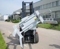 China Turn A Load 3527lbs Forklift Clamp Attachment Fork Extensions for sale