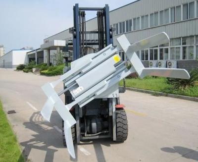 China Turn A Load 3527lbs Forklift Clamp Attachment Fork Extensions for sale