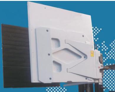China Home Appliance Carton Clamp Forklift Attachments 535-1850mm Opening for sale