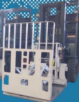 China 6000lbs Push Pull Fork Truck Clamp Attachments Platen Size 380x1220mm for sale