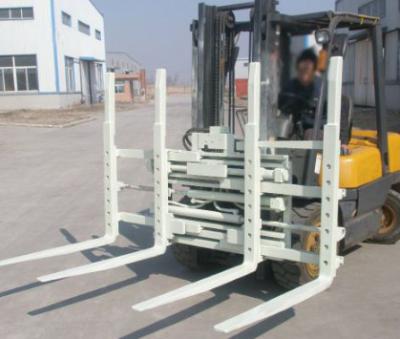 China Cargo Forklift Clamp Attachment Single Double Pallet Handlers Bonafe for sale