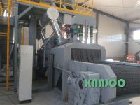 China Mesh Belt Wire Automatic Shot Blasting Machine Through Type for sale