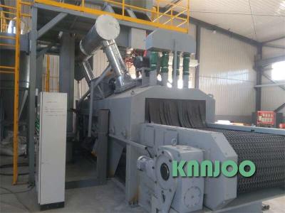China Mesh Belt Wire Automatic Shot Blasting Machine Through Type for sale