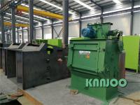 China 3GN Crawler Type Shot Blasting Machine For Screws , Steel Bolts for sale