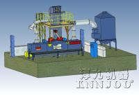 China Sa 2.5 Spring Strengthen Shot Blasting Machine For Forging Pieces for sale
