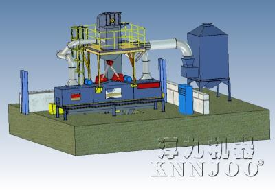 China Sa 2.5 Spring Strengthen Shot Blasting Machine For Forging Pieces for sale
