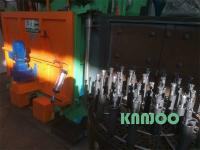 China Double Rotary Shot Blasting Machine Steel Material for sale